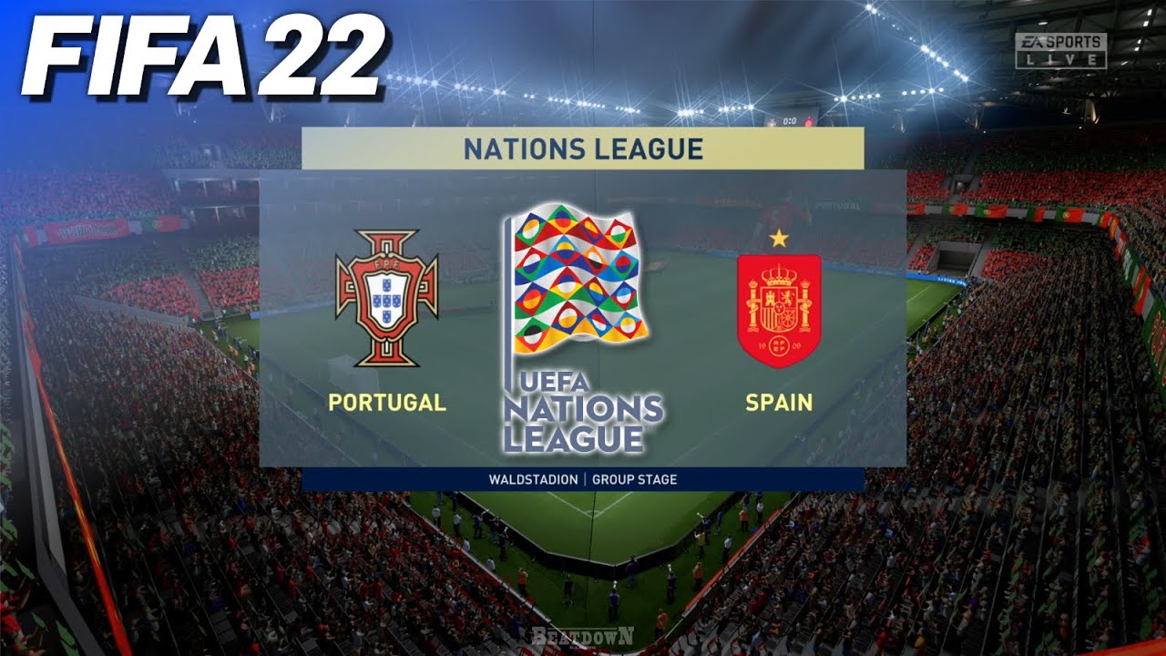 FIFA 22 - Portugal vs. Spain | Nations League - YouTube
