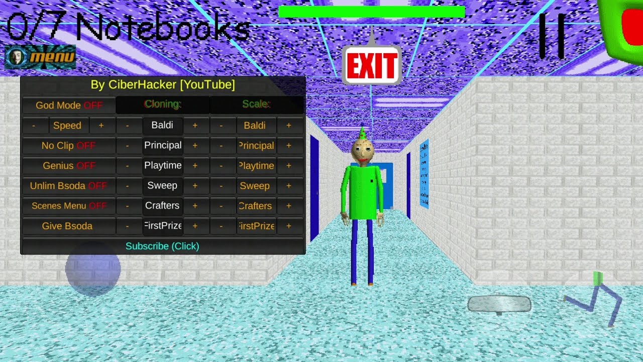 im playing Baldis Basics Birthday Bash but with Cheat😈 - YouTube