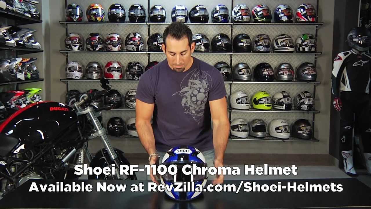 Shoei RF-1100 Chroma Helmet Review at RevZilla.com - YouTube
