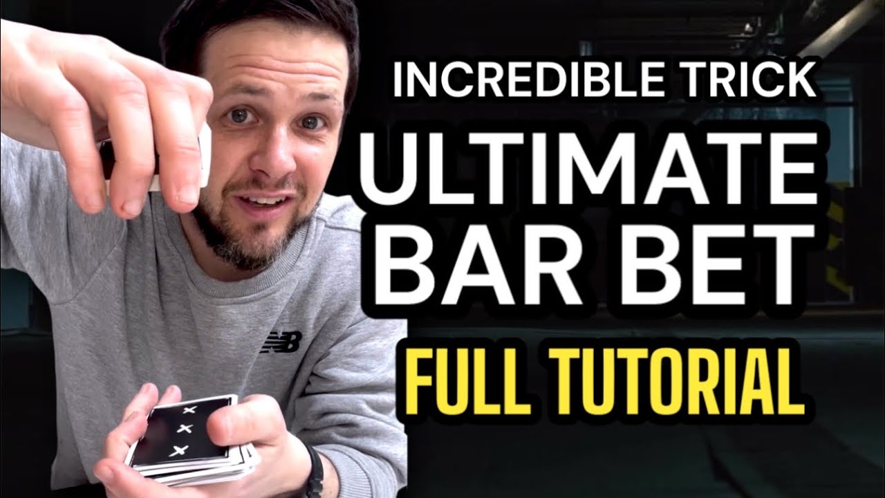Learn the ULTIMATE BAR BET (Tutorial) Incredible NO SET UP Card Trick ...
