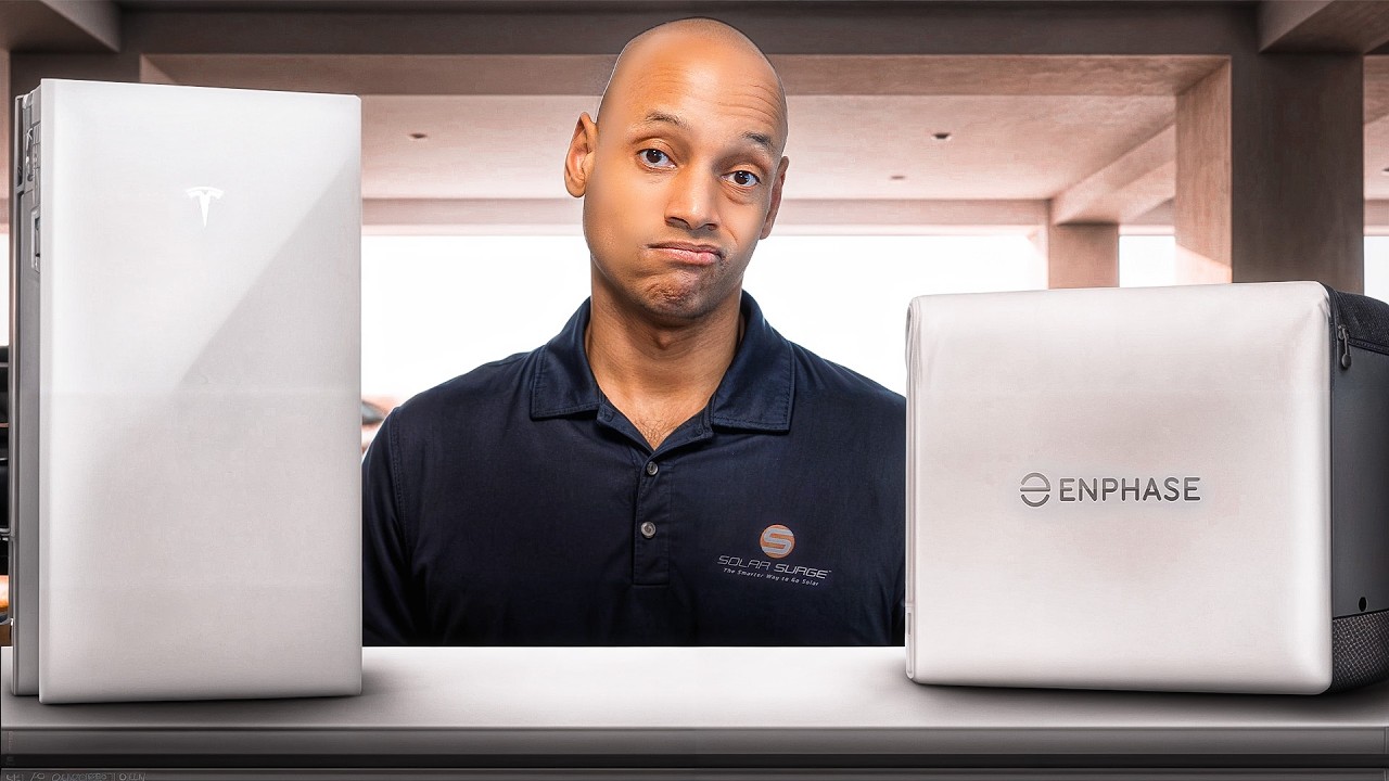 Tesla Powerwall Vs Enphase Battery - YouTube