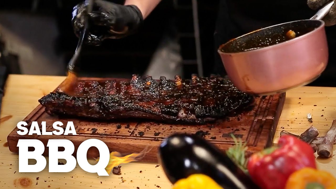 Cómo hacer SALSA BBQ / BARBECUE desde cero - YouTube
