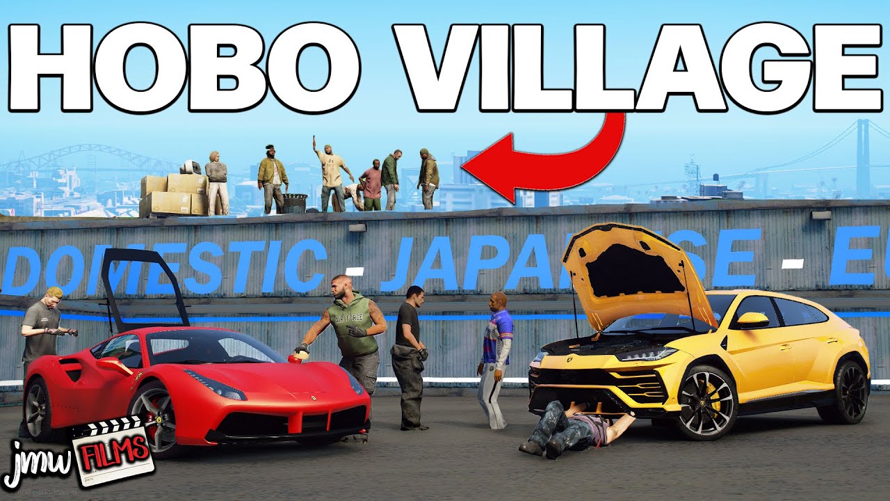 I BUILT A TOWN ON PLAYER'S ROOFS! | GTA 5 RP - YouTube