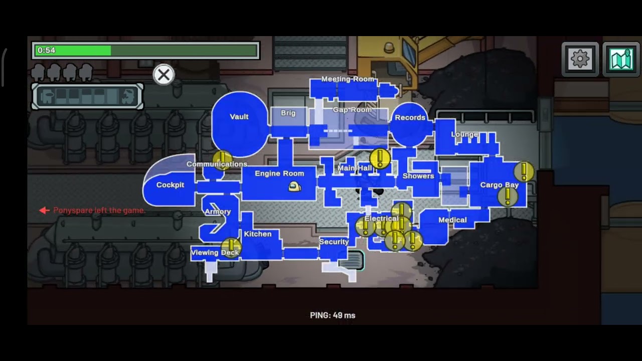 air ship is the second easiest map for crewmate Hide and seek - YouTube