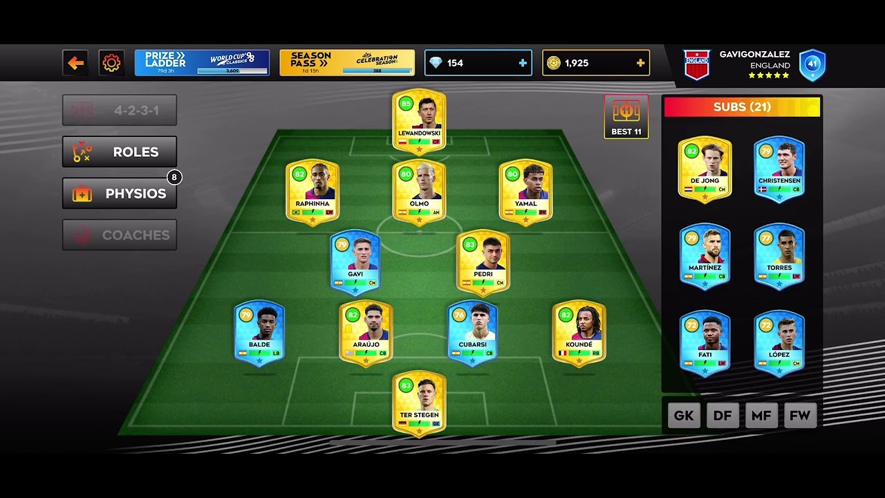 DLS25 Barcelona’s full squad upgraded cards!! - YouTube