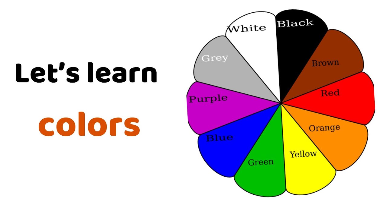 Let's learn colors - YouTube