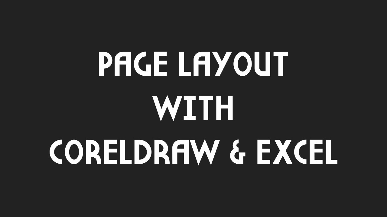How To Layout Book Page With Excel Fast Simple Full HD Video how-to-layout-book-page-with-excel-fast-simple-full-hd-video