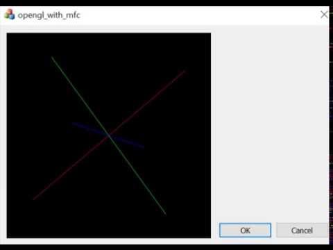 OpenGL programming with MFC dialog - YouTube