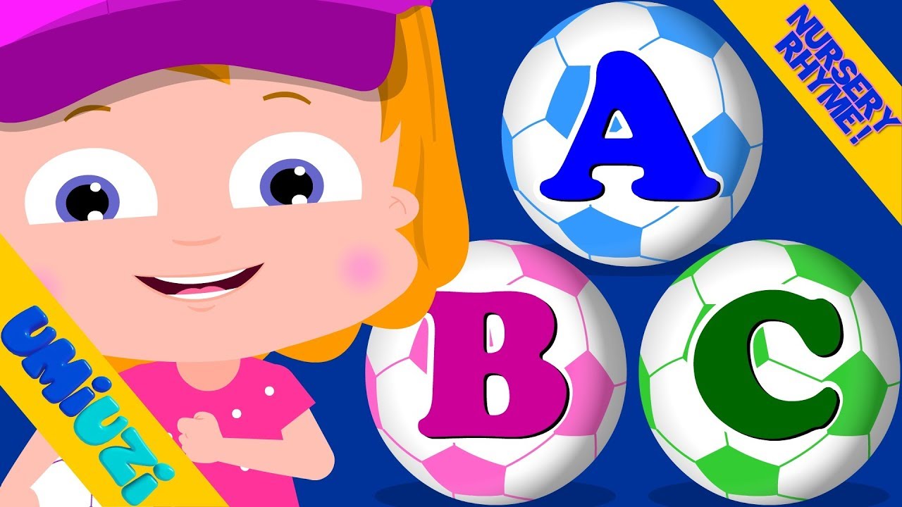 Umi Uzi | ABC Soccer Song | Nursery Rhymes | Football Cartoons - YouTube