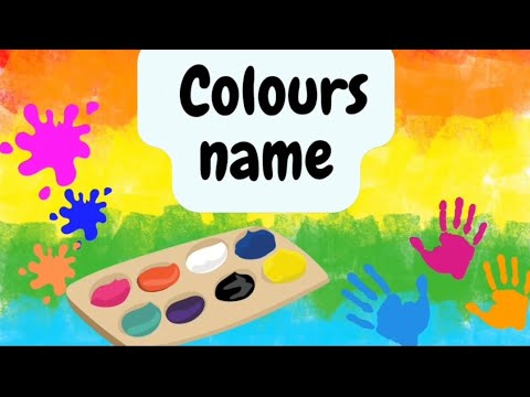 Colours Name for kids |Baby colors name |Colors song| Color ...