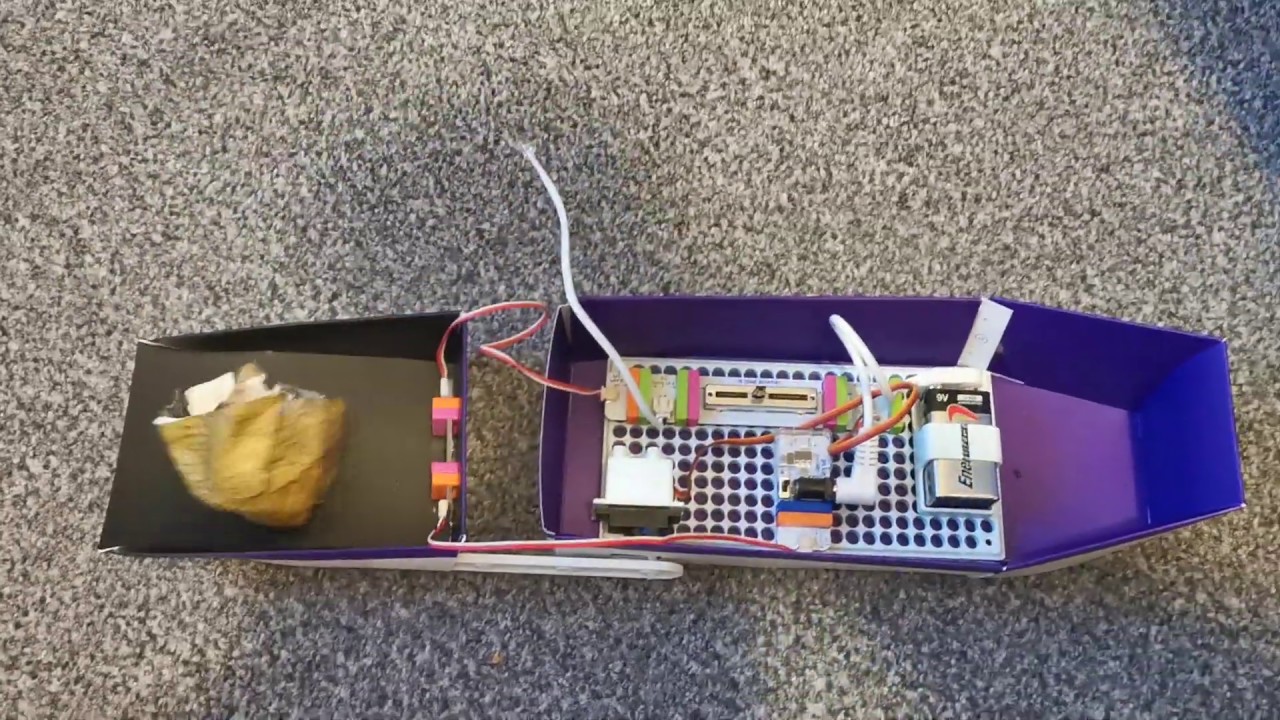 Littlebits Base Inventor kit The Sea Cleaner - YouTube