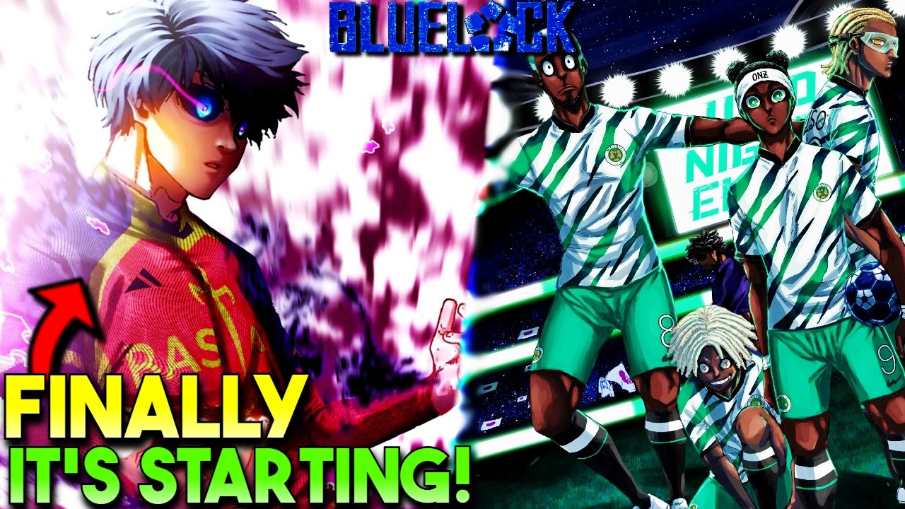 THE KICK OFF IS HERE!! JAPAN VS NIGERIA IN ACTION! | Blue Lock Manga ...