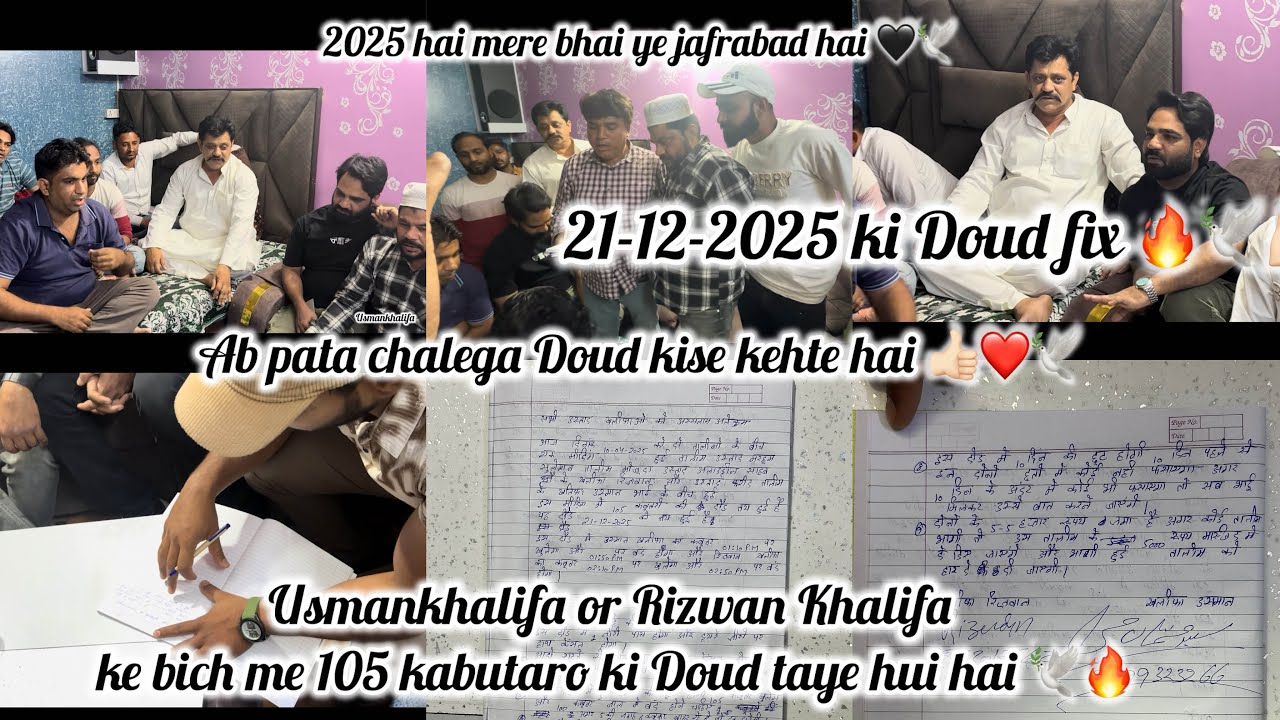 Usmankhalifa ki 105 kabutaro ki Doud fix 🤍🔥#foryou #youtube #viralvideo ...