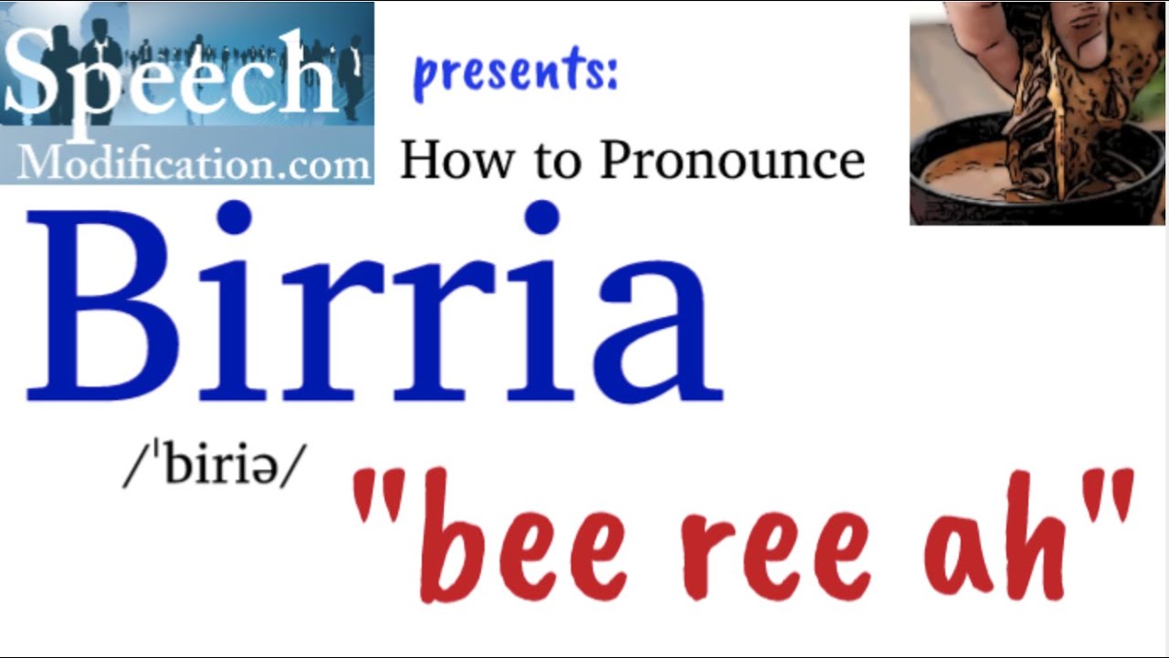How To Pronounce Birria YouTube how-to-pronounce-birria-youtube