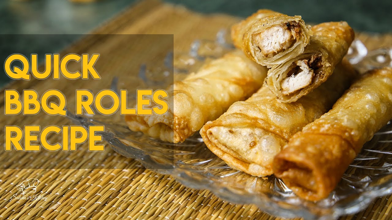 QUICK BBQ ROLES RECIPE IN RAMADAN - YouTube