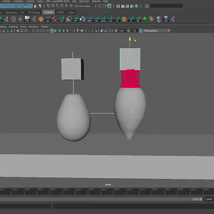 Creating muscle simulation in Maya #animation #3drigging #art #rigging - YouTube