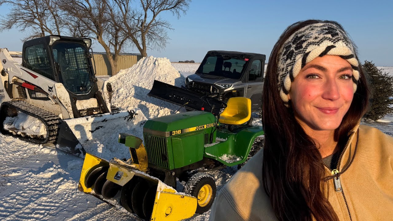 Moving Big Snow On The Farm | Laura Farms | The Content Farm