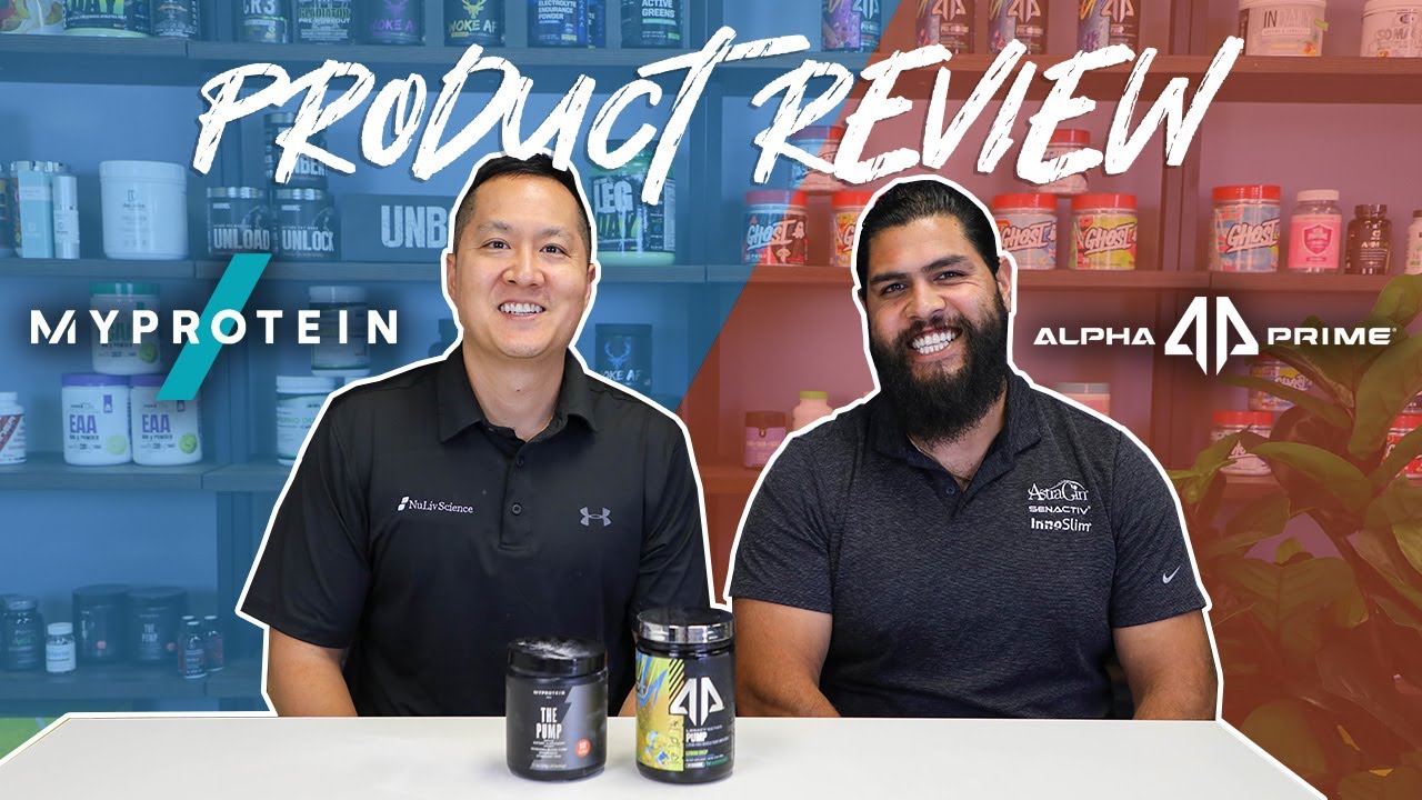 Comparing Pumps: Alpha Prime vs My Protein - YouTube
