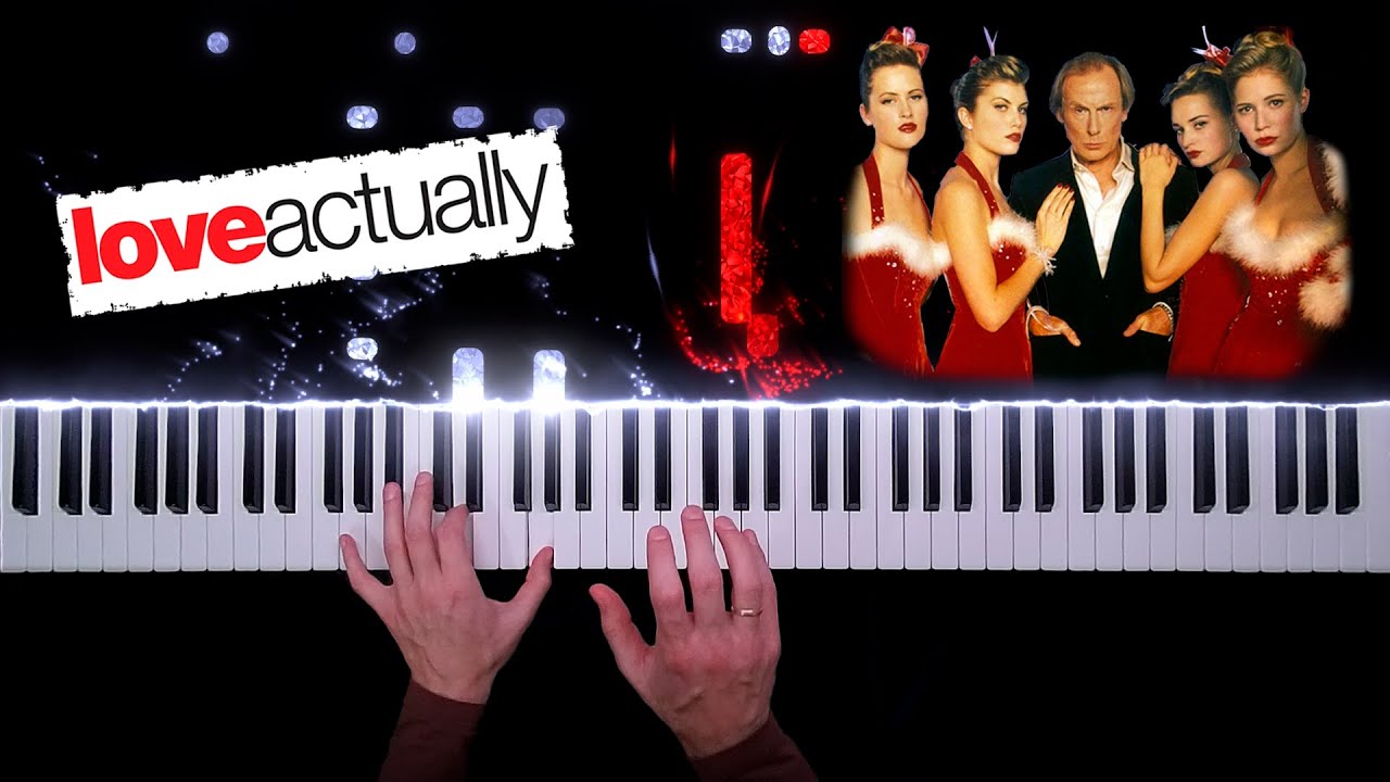Love Actually Soundtrack - Billy Mack - Christmas Is All Around (piano ...