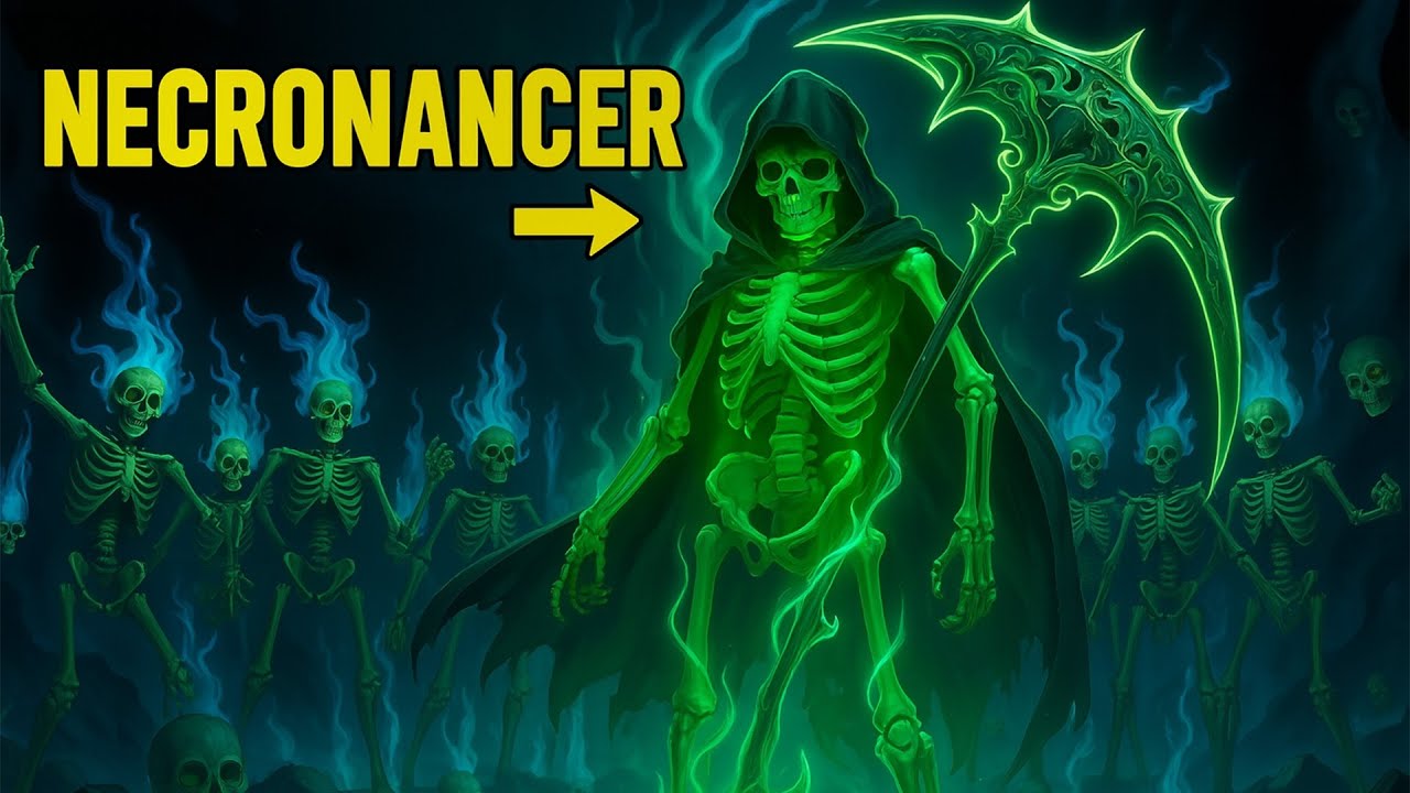 A Necromancer Unable To Summon The Undead Maxes Out His Strength To ...