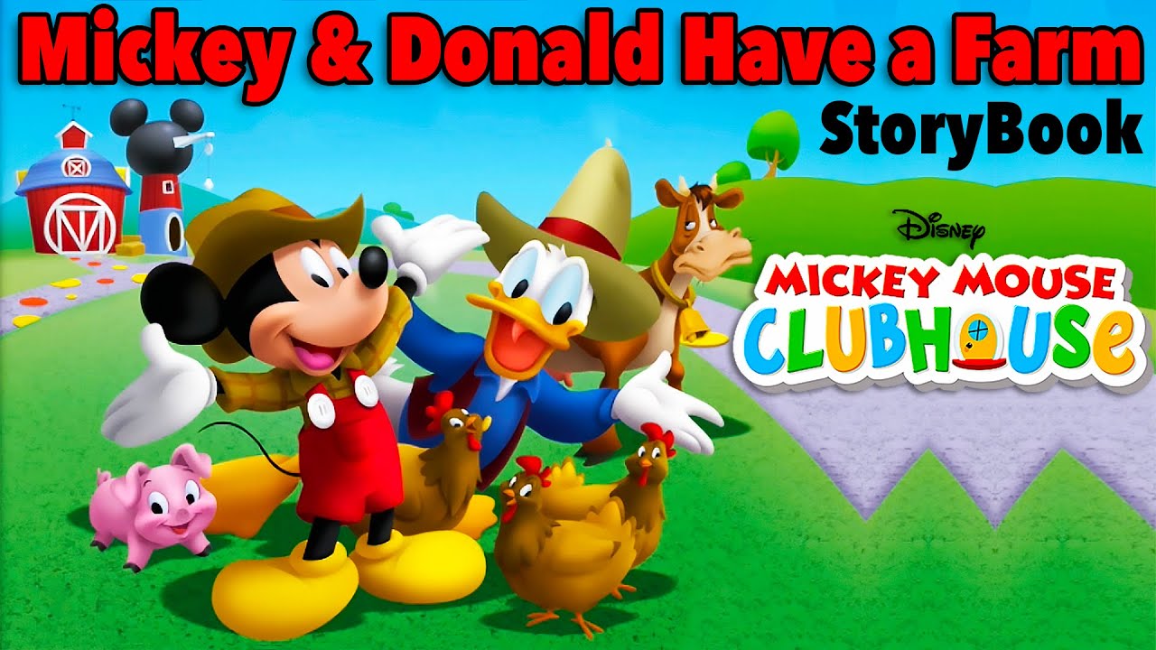 Mickey Mouse Clubhouse Read Along Storybook | Mickey & Donald Have a ...