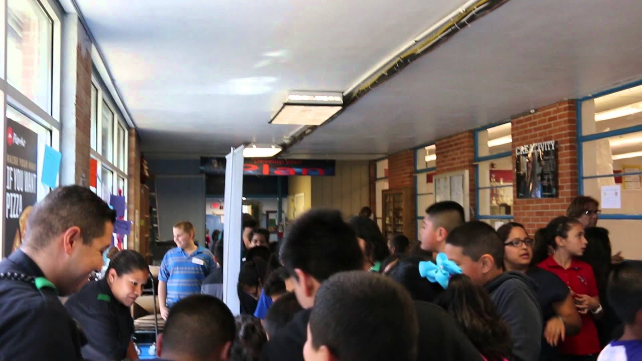 Dallas Police Explorers Visit A+ Academy - YouTube