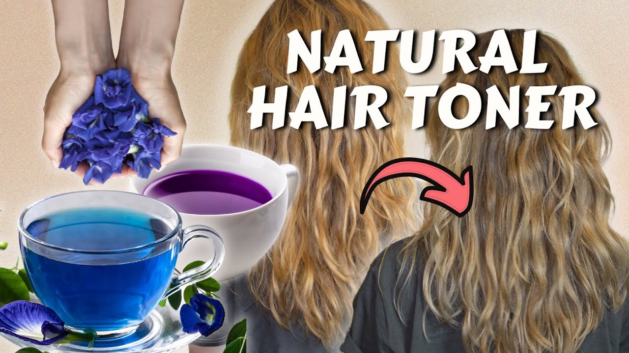 Natural Way to Cool Down Warm Tones | Testing Blue Butterfly Pea Flower ...