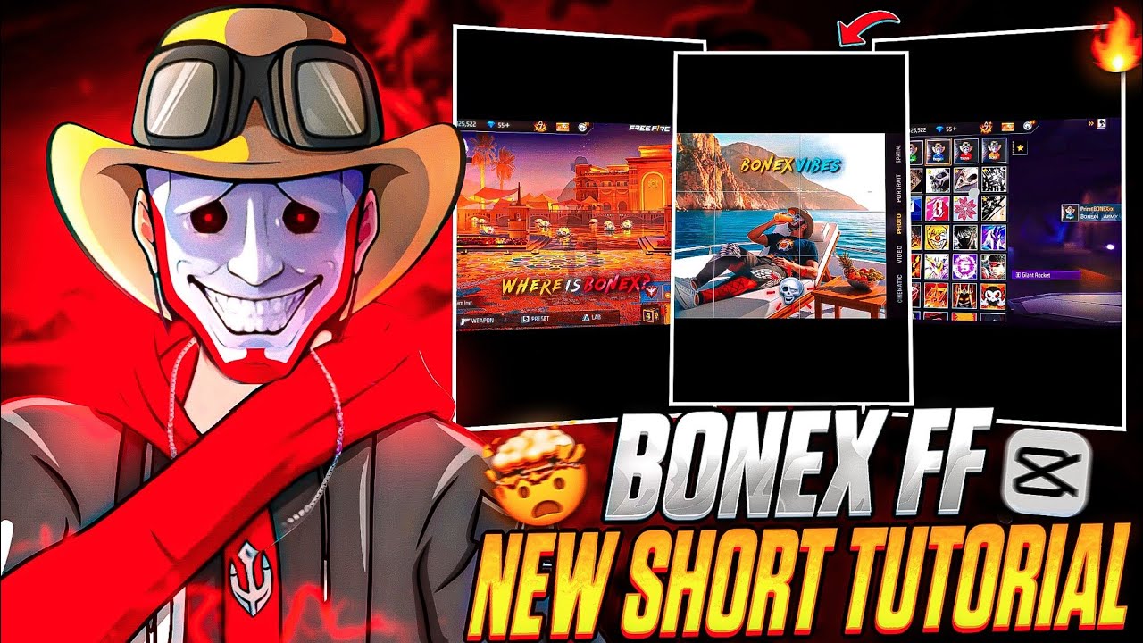 Bonex4 Ff New Video Editing Tutorial 🤯 Edit Like Bonex4 ff 🔥 Bonex Ff ...