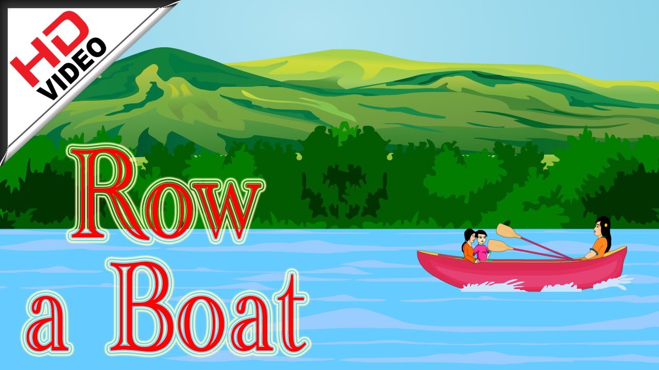 Row Row boat Nursery Rhymes - English Animation Video sung by Bombay ...