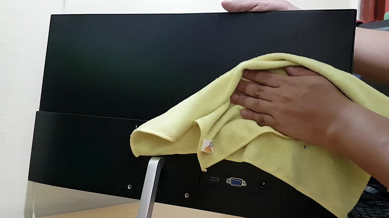 LIMPIANDO EL MONITOR DE MI PC - YouTube