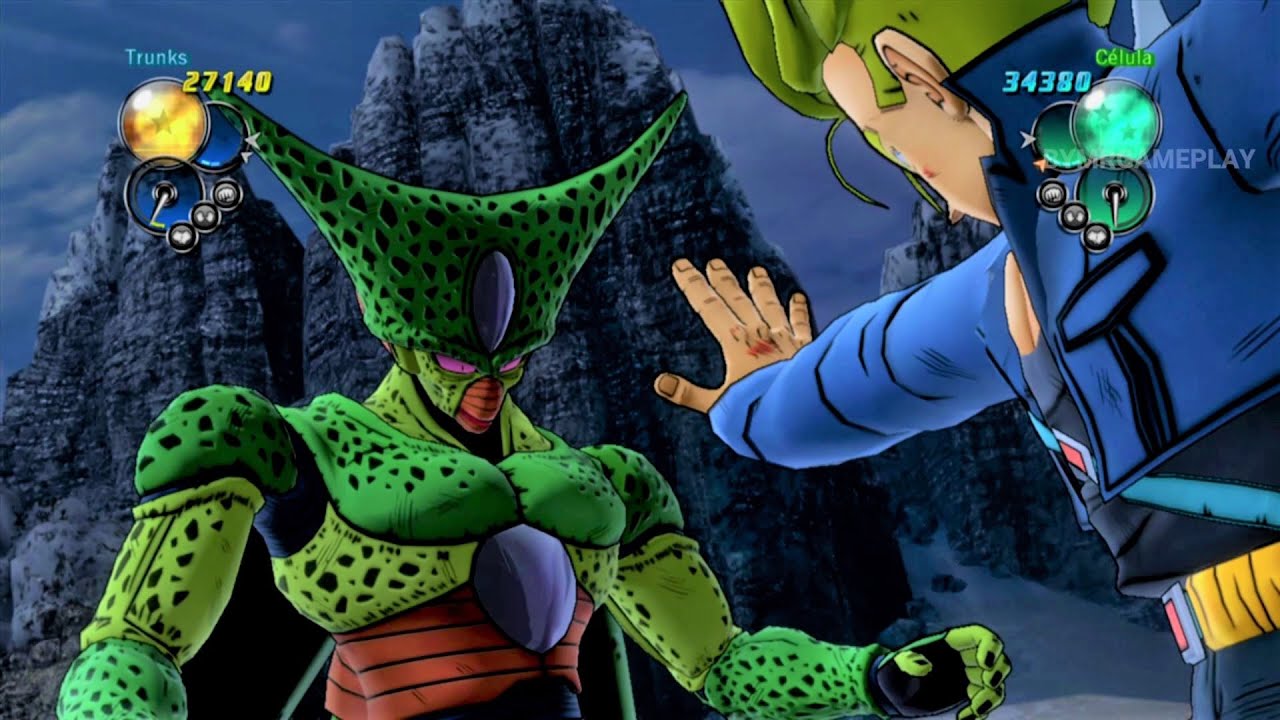Dragon Ball Z Ultimate Tenkaichi Trunks vs Cell - YouTube