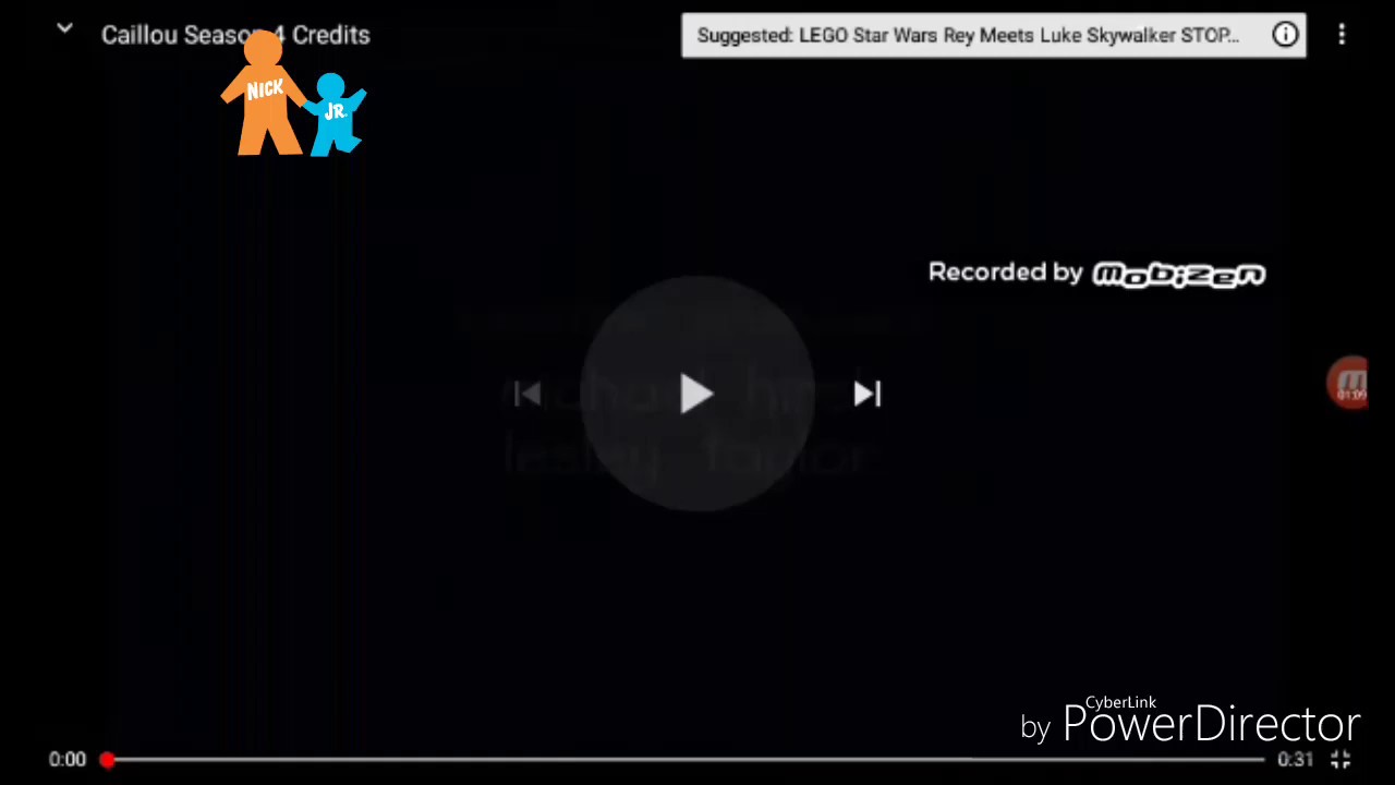 Caillou end credits nick Jr UK - YouTube