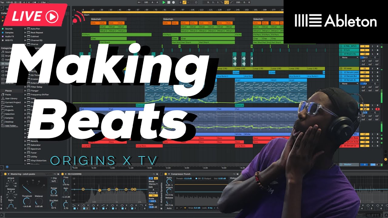 Live Beat Making in Ableton (OX TV S2 EP 36) - YouTube