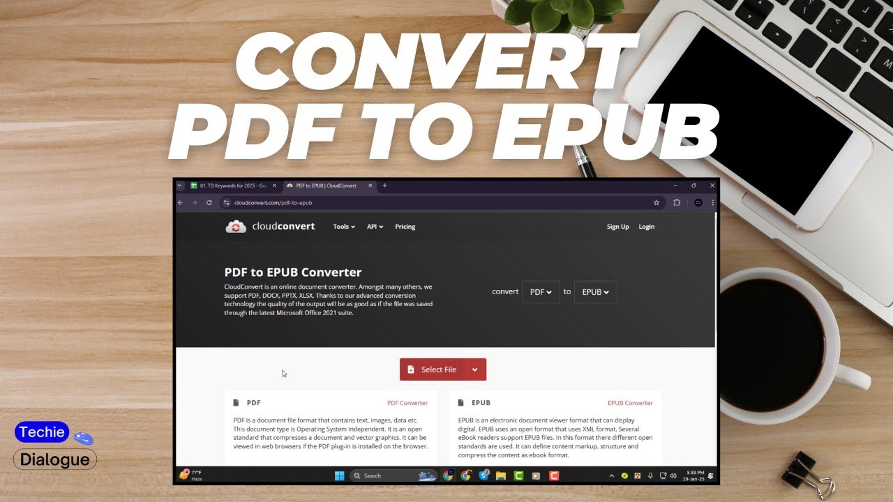 How to Convert PDF to EPUB - Quick Tutorial {2025} - YouTube