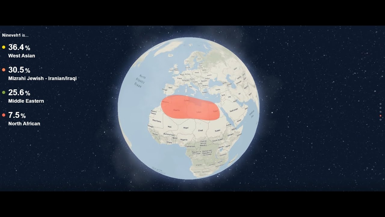 MyHeritage DNA result #4 - Assyrian/Syriac/Aramean - YouTube