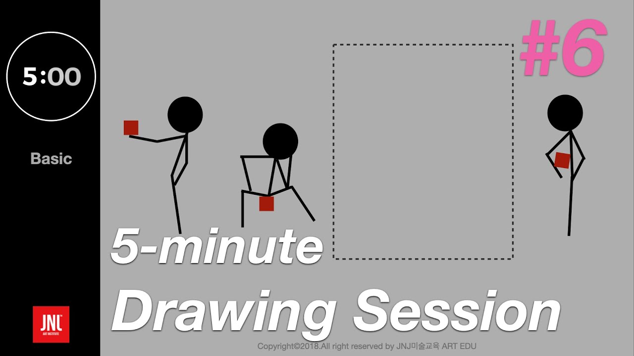 [ Chapter4-2 Training ] Basic Drawing-session5. 5min 기초드로잉 - 스틱맨 그리기 ...