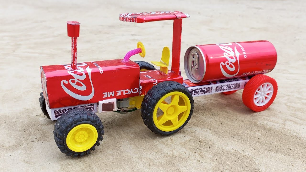 How to make Matchbox Tractor Trolley | DIY Tractor Science Projects ...