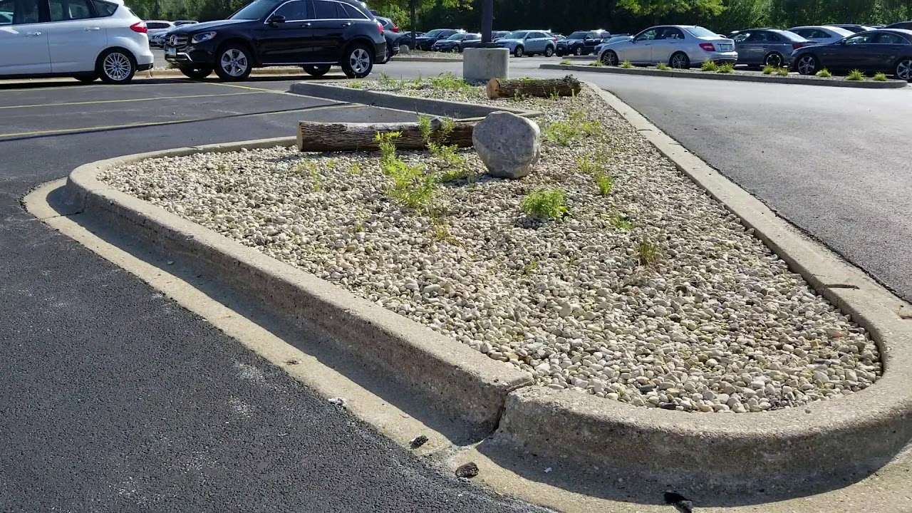 Parking Lot Islands (in progress) - YouTube