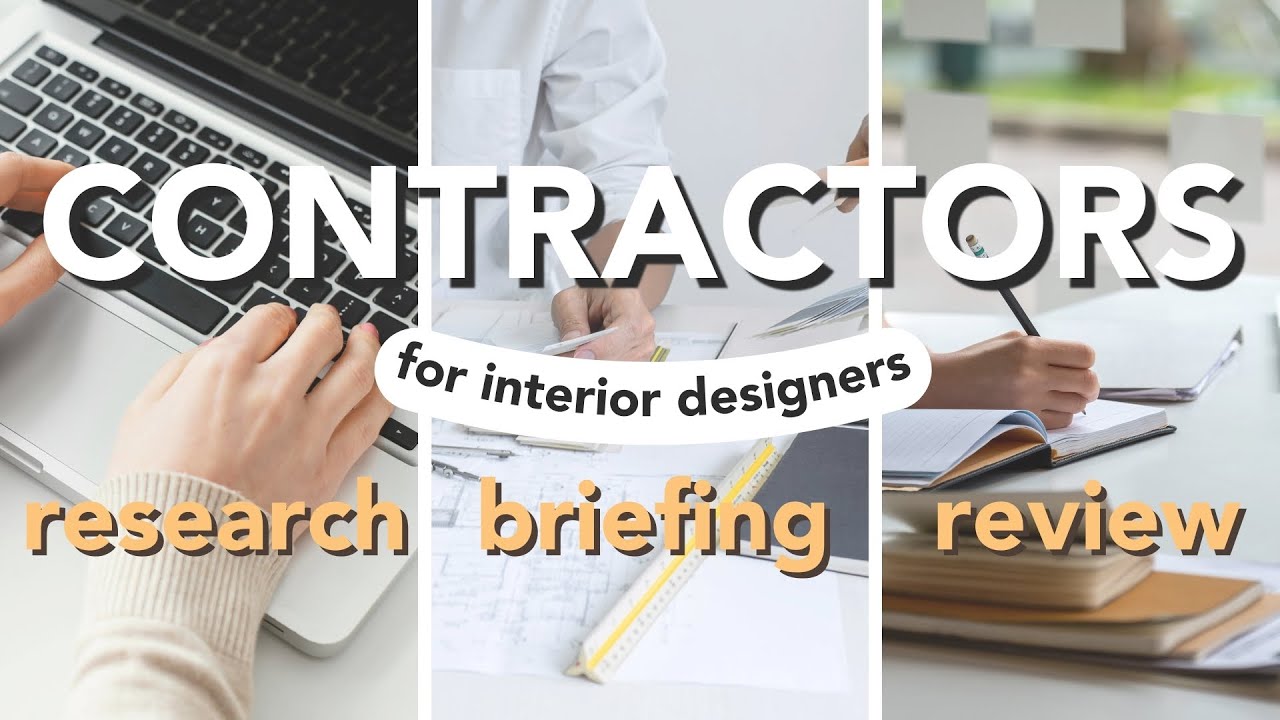 HOW TO CHOOSE THE BEST CONTRACTOR: research, briefing, reviewing quotes ...