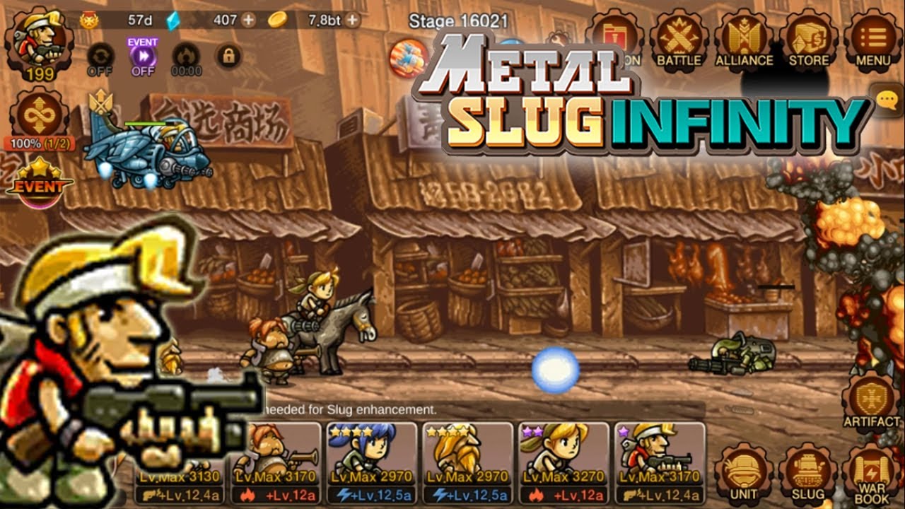 REGULAR ARMY (Normal speed) Metal Slug Infinity a05 - YouTube