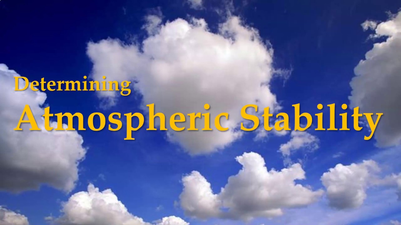 Determining Atmospheric Stability - YouTube
