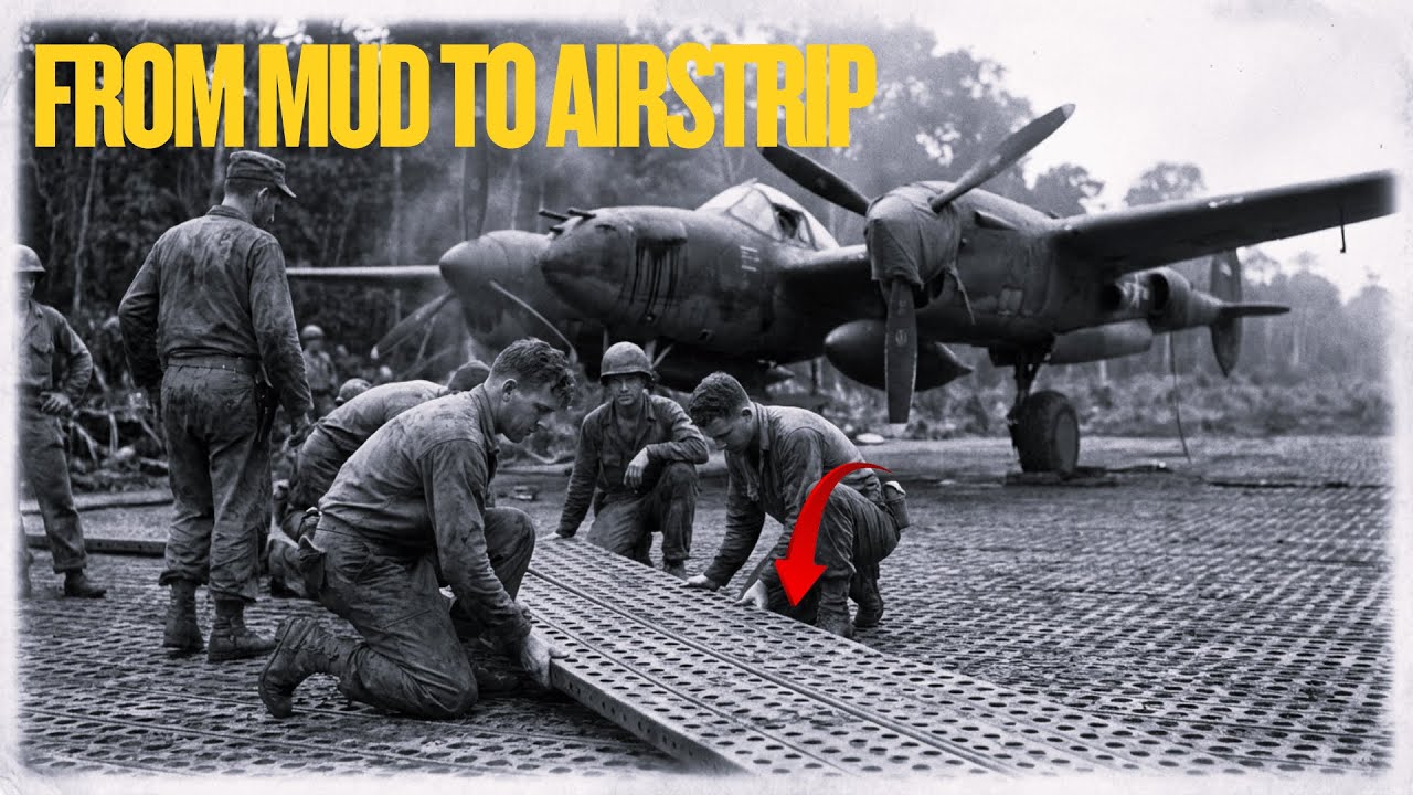 How One Army Engineer Turned Muddy Fields Into Runways Overnight - YouTube