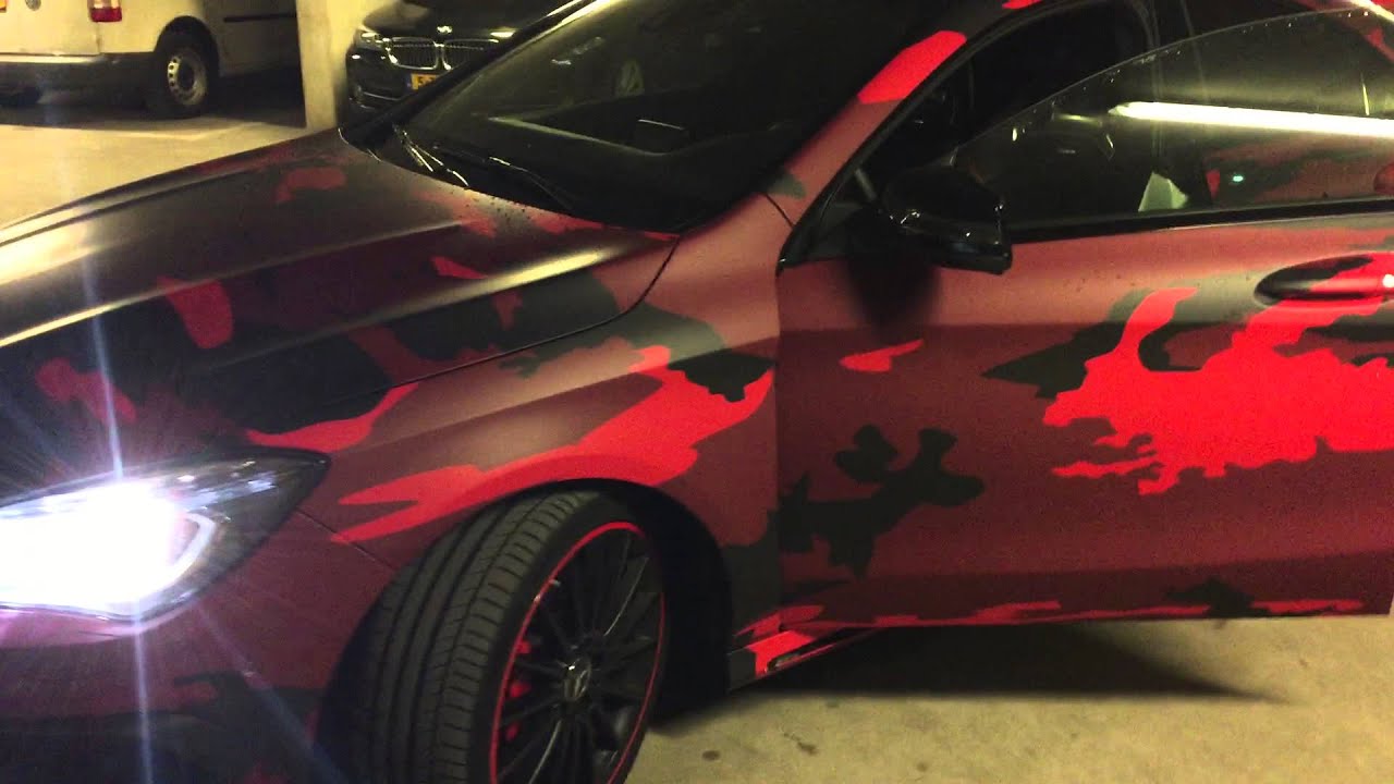CLA 45AMG Camouflage - YouTube