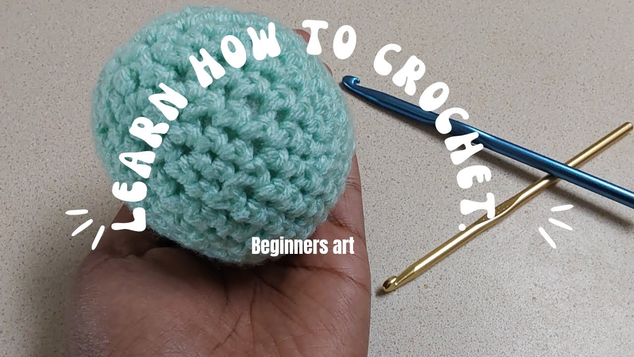 Learning how to crochet - YouTube