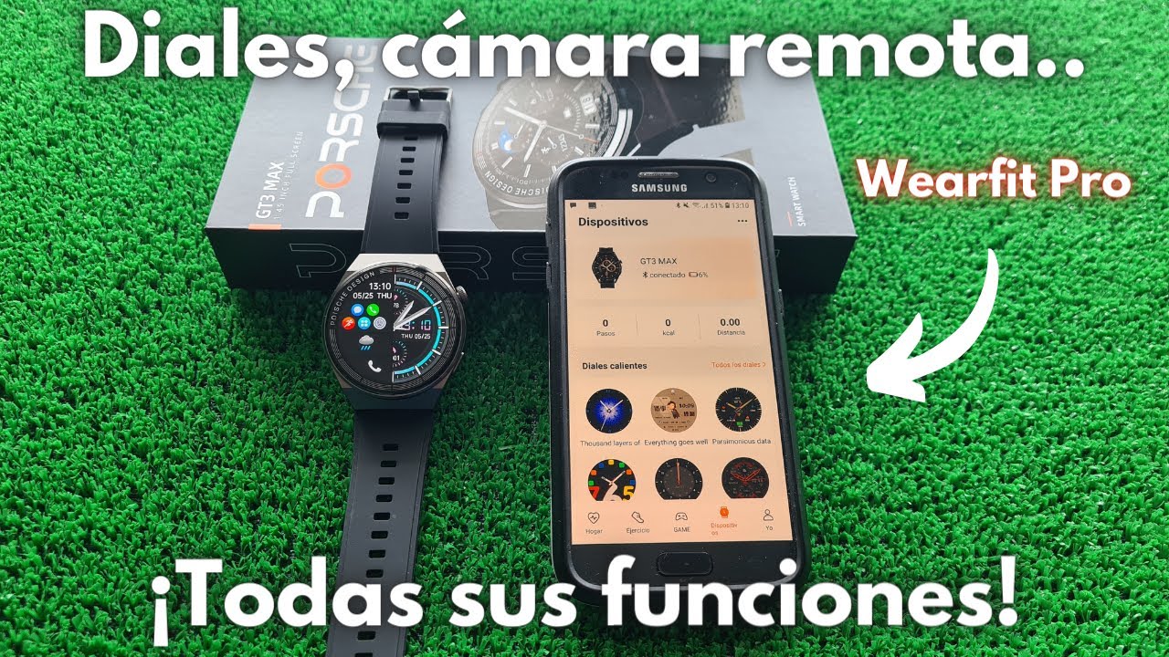 ¿Cómo configurar tu Smartwatch GT3 MAX Porsche? | Wearfit Pro - YouTube
