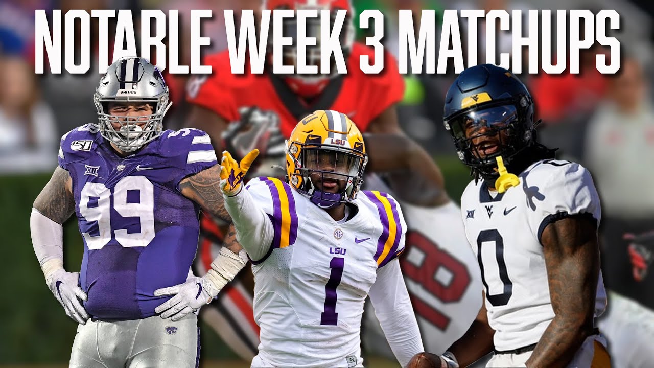 Take a Look at Notable Week 3 Matchups Around College Football | CFB ...