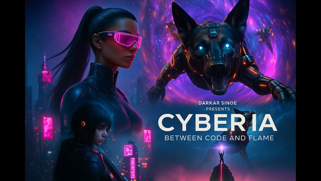 🎥 CYBERIA – Between Code and Flame | by Darkar Sinoe | Synthetic Souls Studio - YouTube