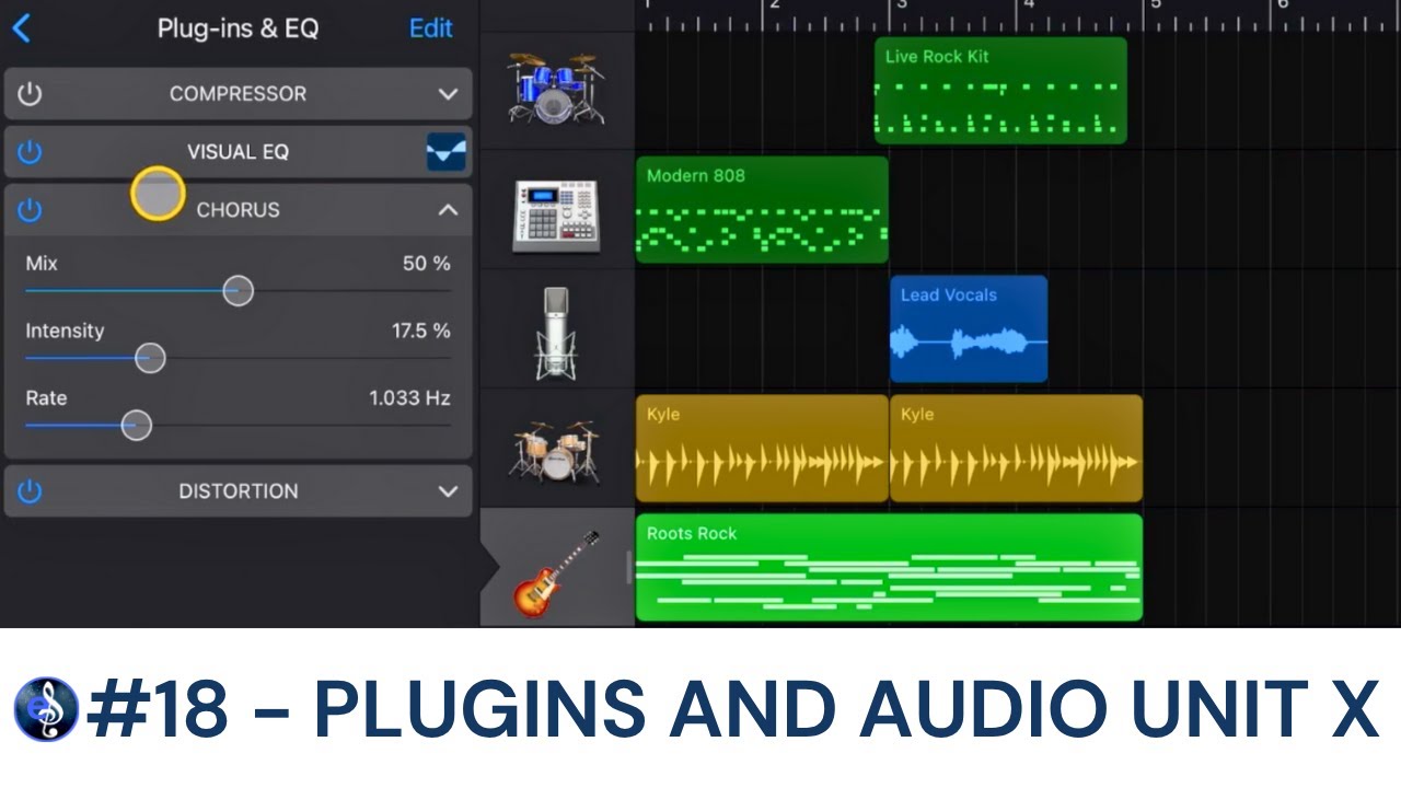 Effect Plugins & AUDIO UNIT EFFECTS | Garageband for iPad Educators ...