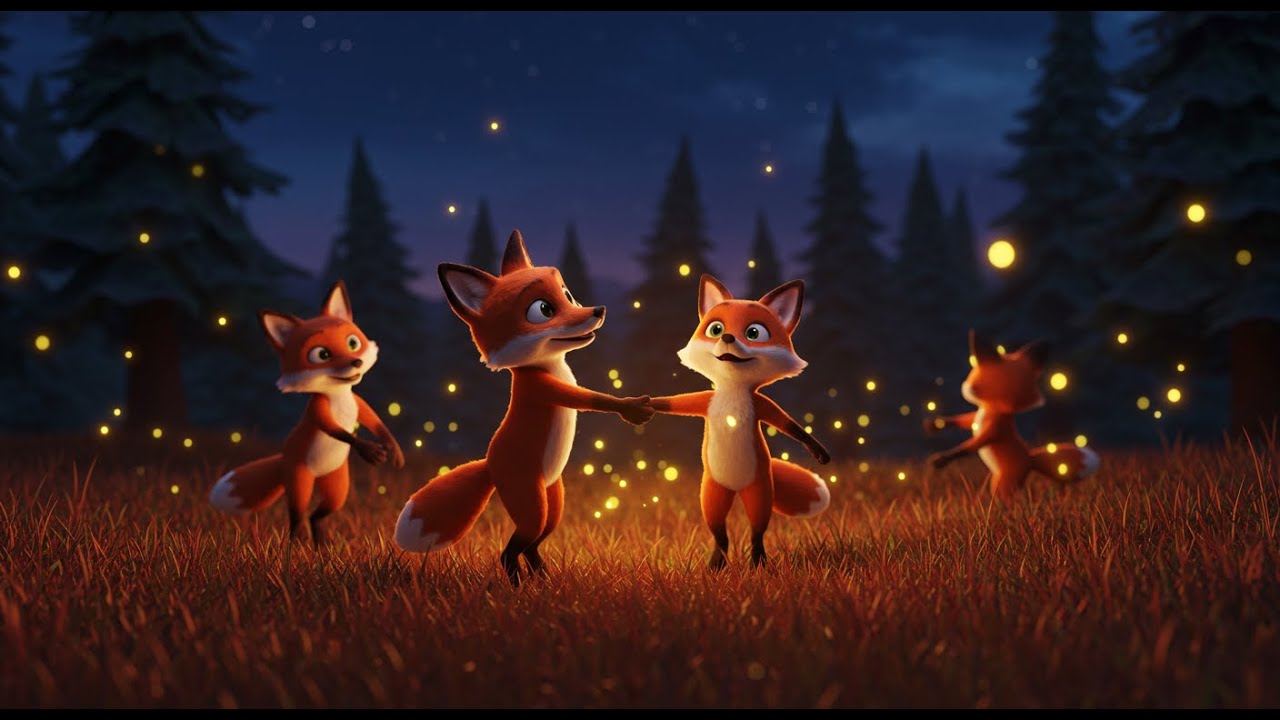 Frolicsome Foxes in the Flaming Field | Exciting Nursery Rhymes and ...
