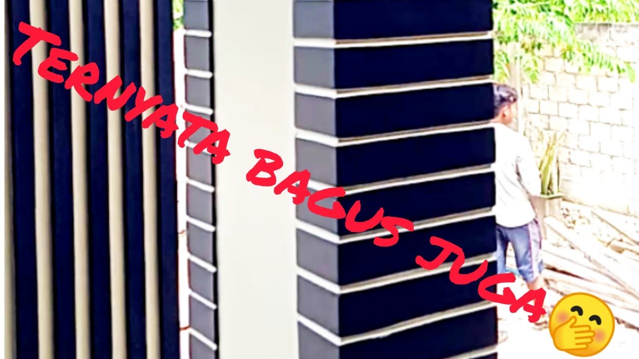 Cara membuat profil tiang teras rumah part 2 - YouTube